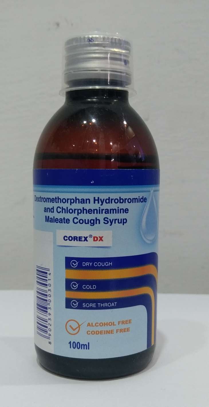 Rhodon Svastha. COREX DX COUGH SYP 100ML (NOT AVAILABLE)