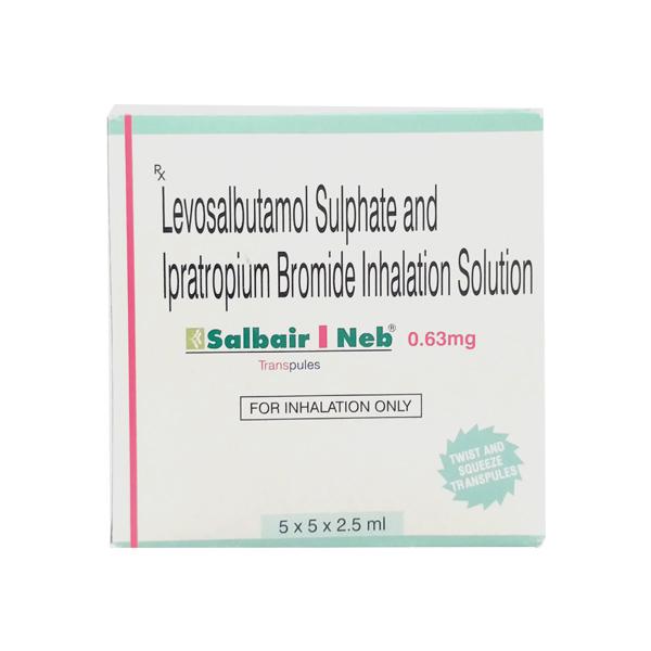 Rhodon Svastha. SALBAIR I NEB 0.63 2.5 ML (NOT AVAILABLE )